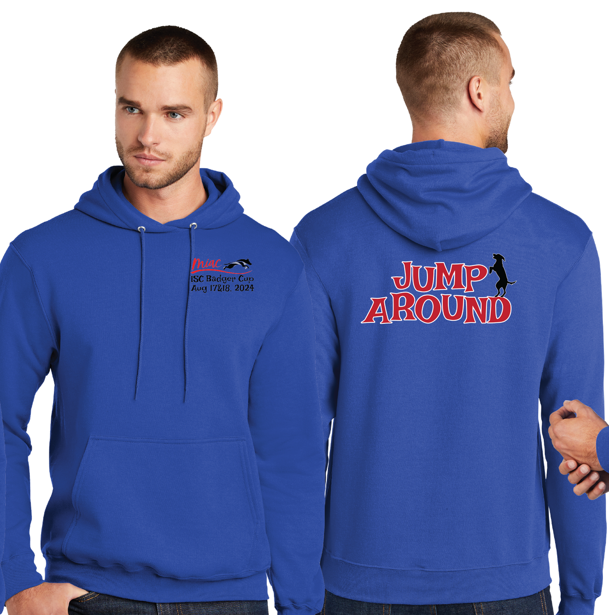 JUMP/Port and Company Core Fleece Pullover Hooded Sweatshirt/PC78H ...