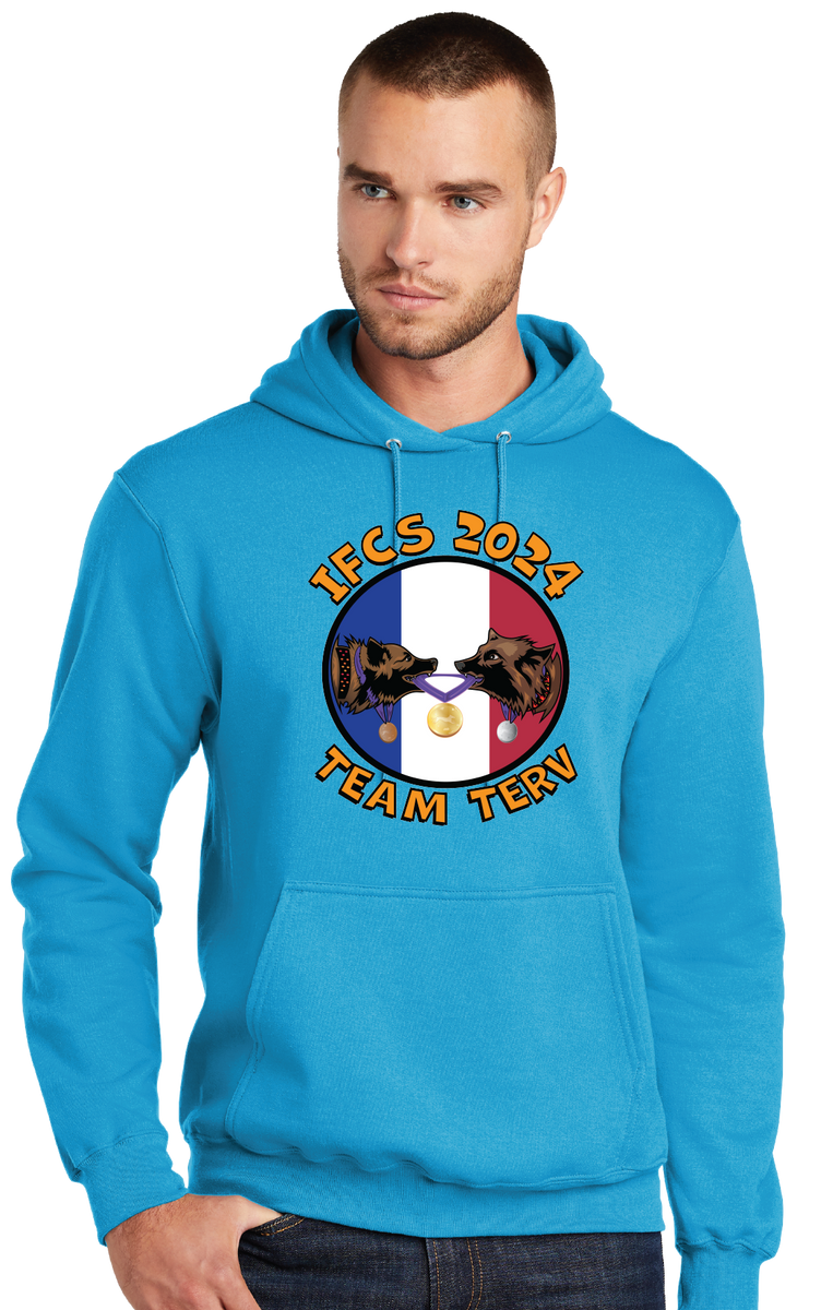 TERV24/Port and Company Core Fleece Pullover Hooded Sweatshirt/PC78H ...